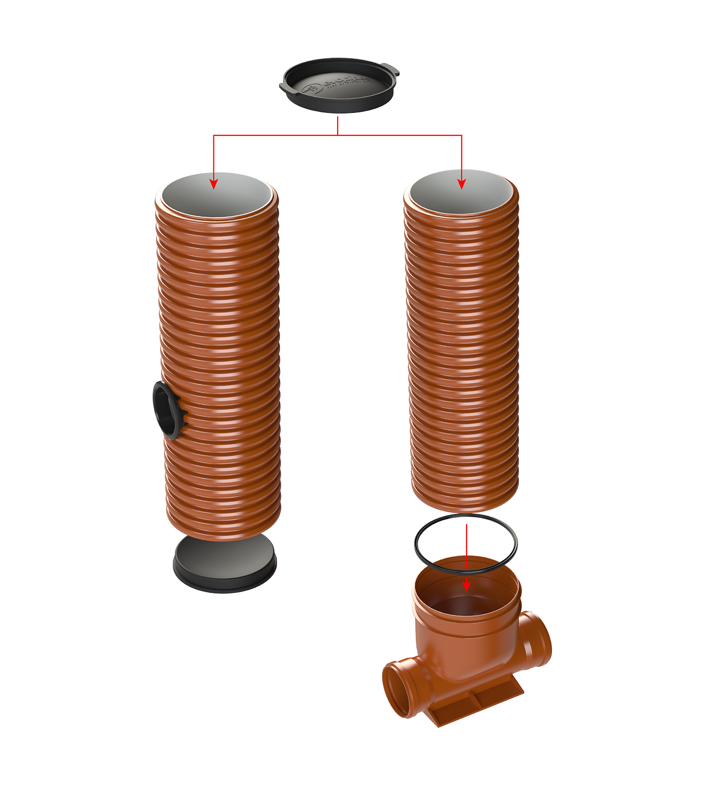 Polymer Cover DN400 Round Polymer Cover Polymer Cover DN400 Round Polymer Cover