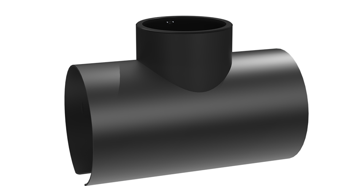 Ahenev torukolmik 90° (sadula tüüpi) EVODRAIN FLEX ja HARD R2 tüüpi torud