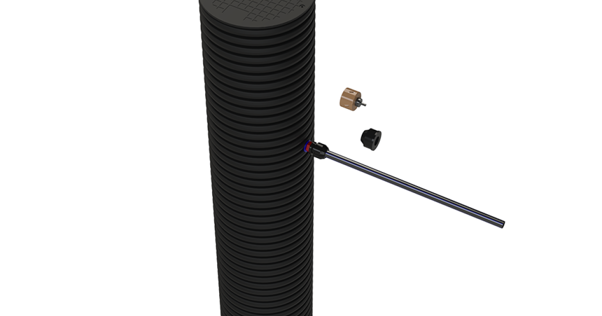Pumbaga drenaaži kaev Integreeritud pumbaga ID400 drenaaži kaev eramutele