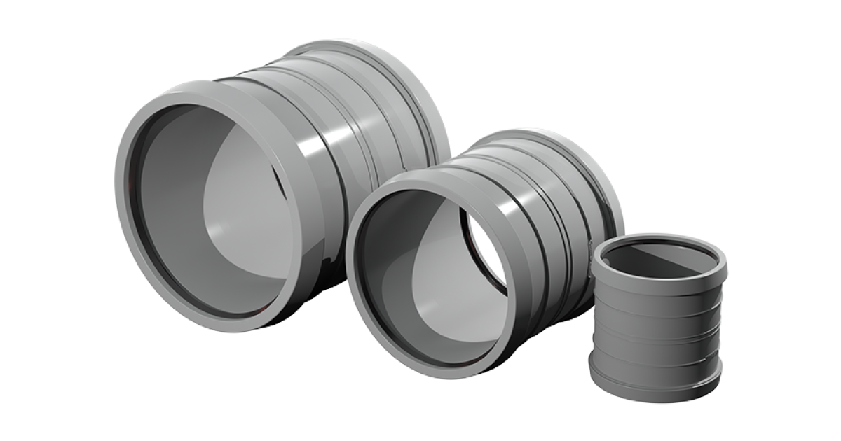 Repair socket (PP) For smooth-wall pipes