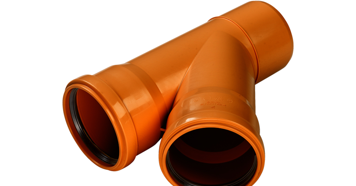 T-piece 45° (PP) For smooth-wall pipes