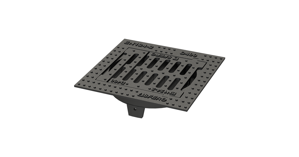 Reste 410x410, D400 Kantains rāmis un reste ar DN/OD 315 mm ...