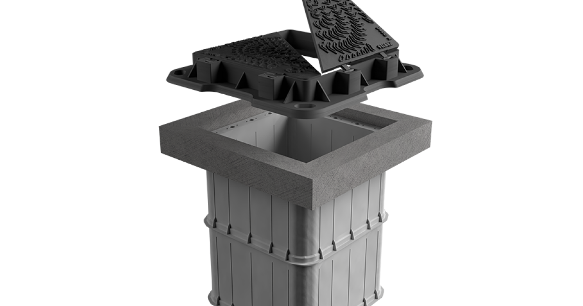 RADBOX 600/600 Modular cable connection chamber