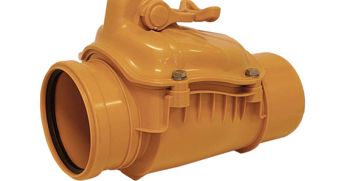 Pretvārsts (PVC) Gludsienu caurulēm