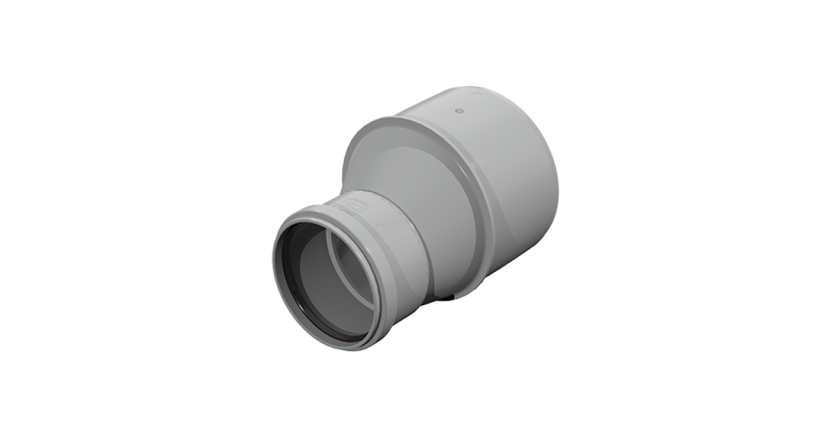 Reduction socket UV (PP) For smooth-wall pipes
