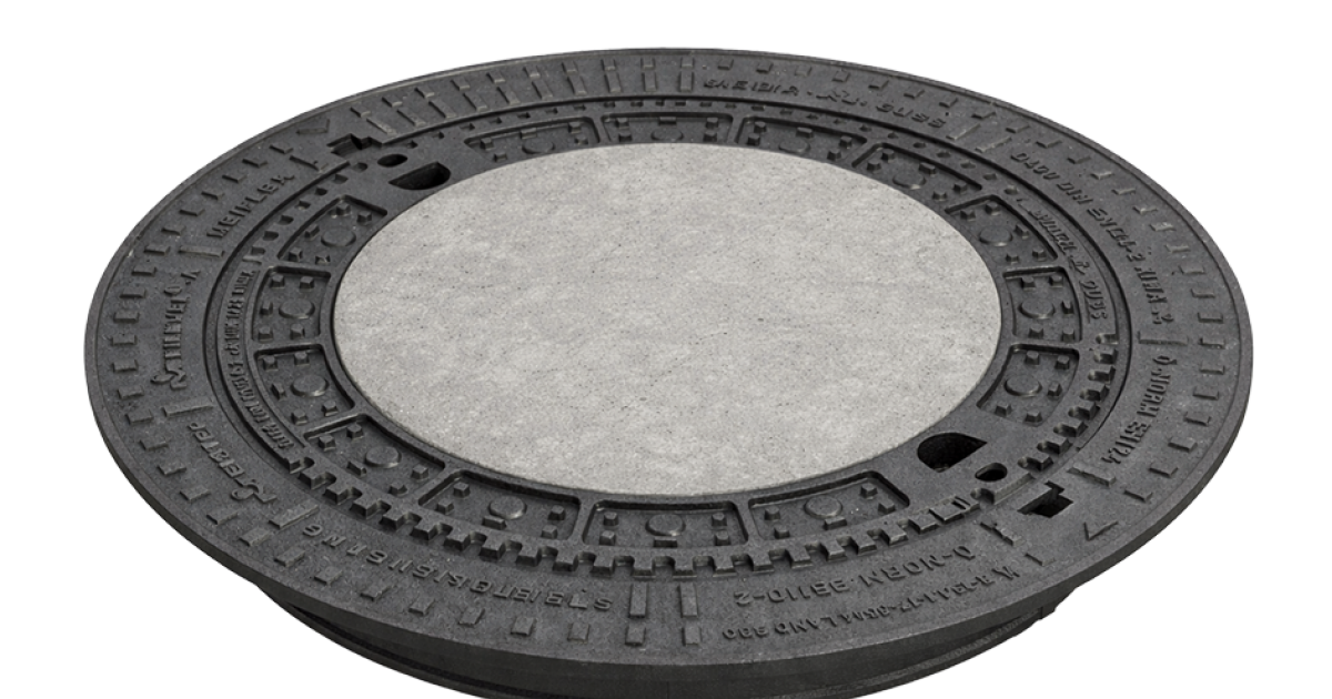 MEILEVEL-A DN800, D400 Self-leveling type round frame and cover with ...