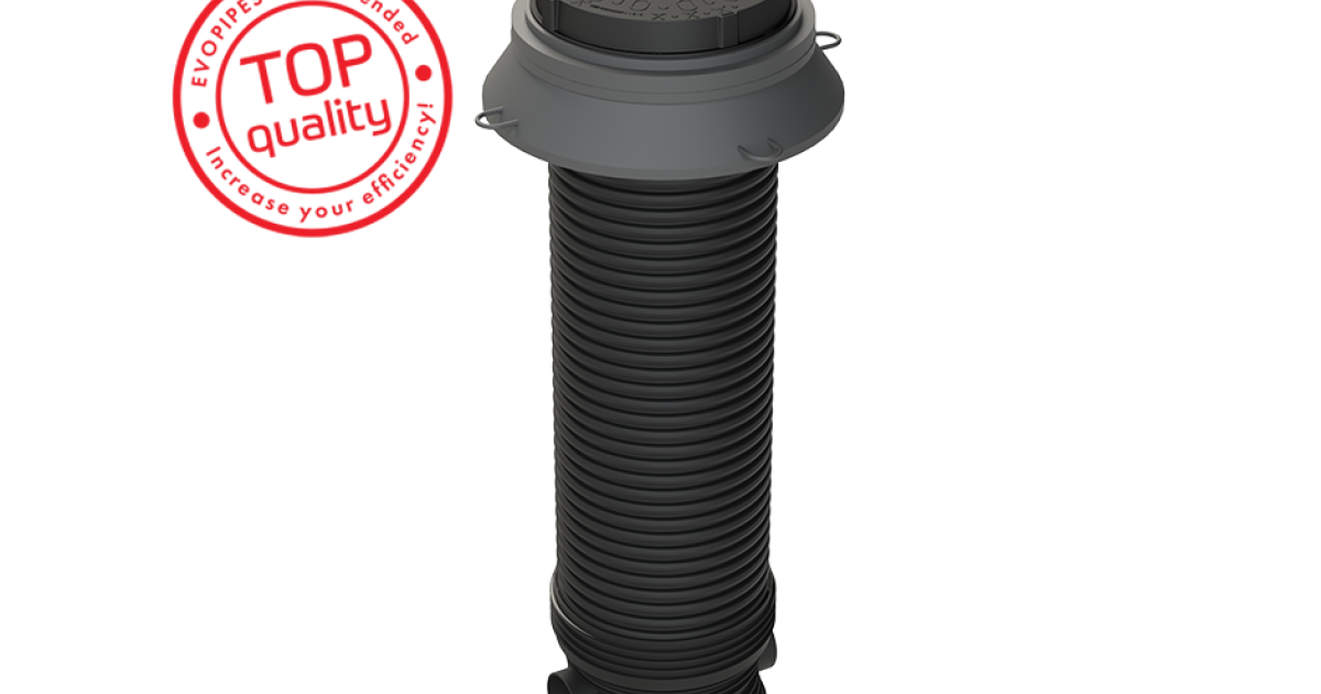 Inspection chamber CSL 600 With corrugated pipe shaft