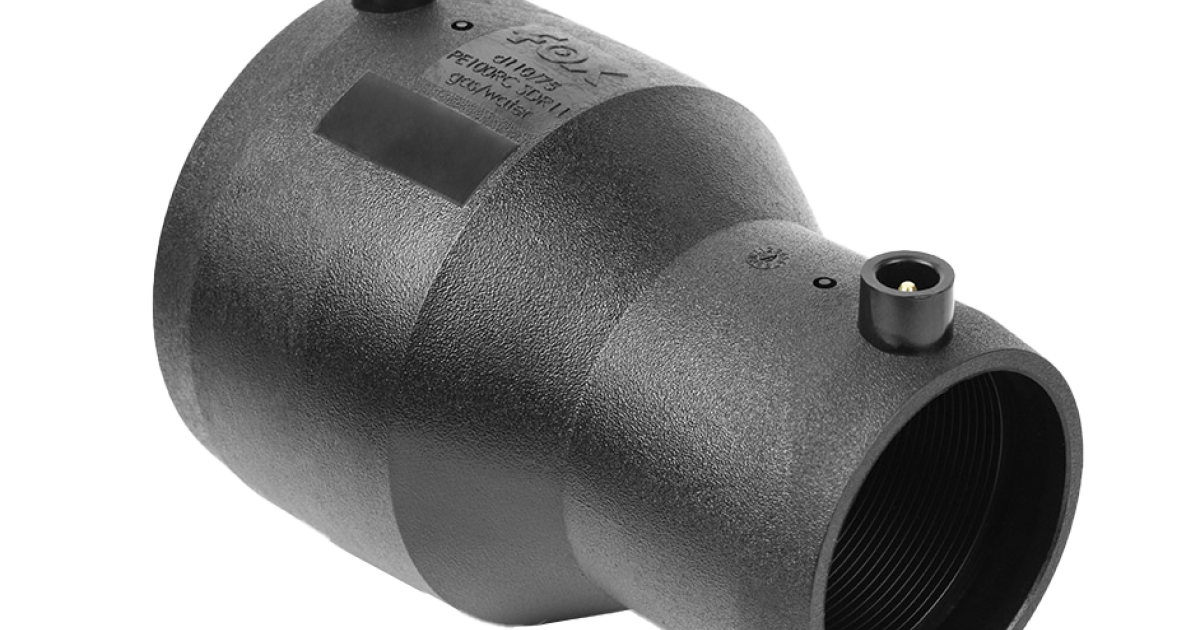 Electrofusion reduction double socket Electrofusion fitting PE100-RC