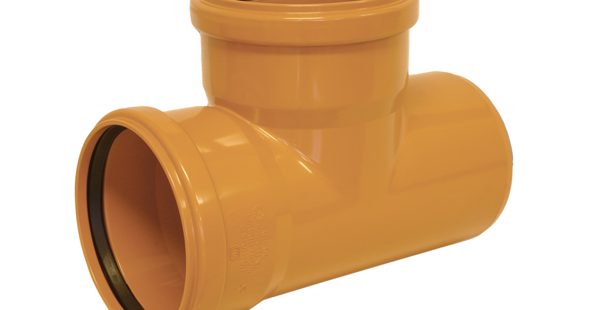 T-piece 90° (PVC) For smooth-wall pipes