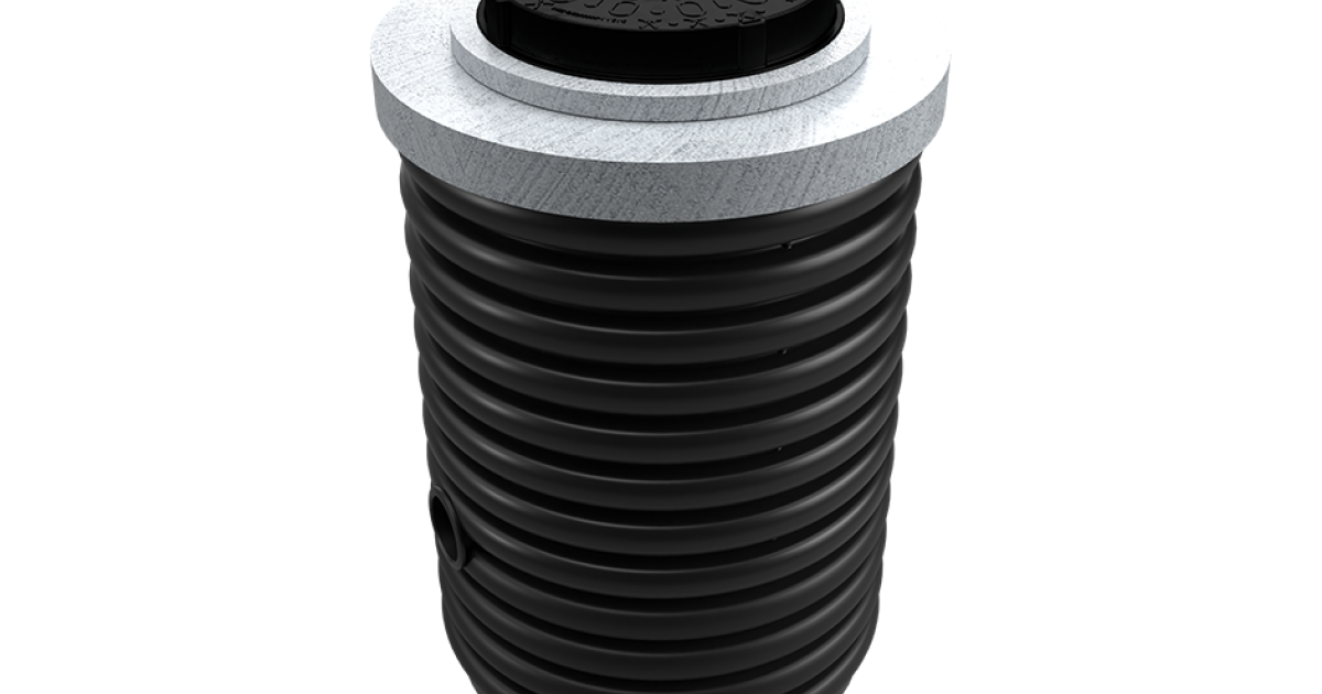 CSL 1000/600D Drainage manhole with sediment trap and cast iron cover