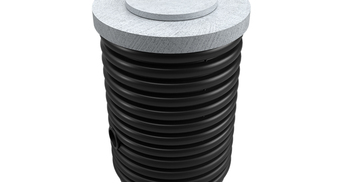 CID 1000/600 Avloppsbrunn med sedimentfälla och betonglock