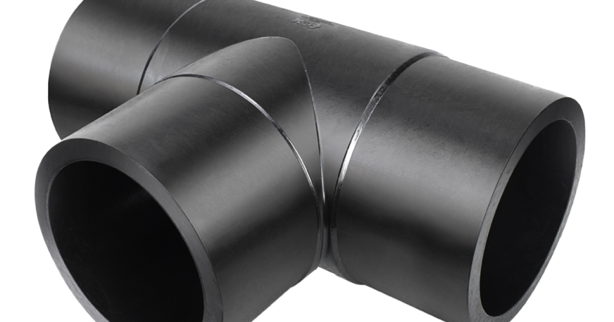 Spigot T-piece 90° Butt-fusion fitting PE100-RC