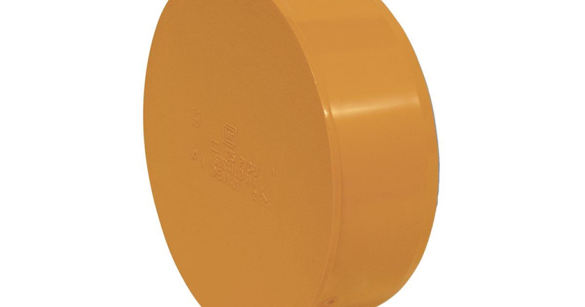 Noslēgtapa (PVC) Gludsienu caurulēm