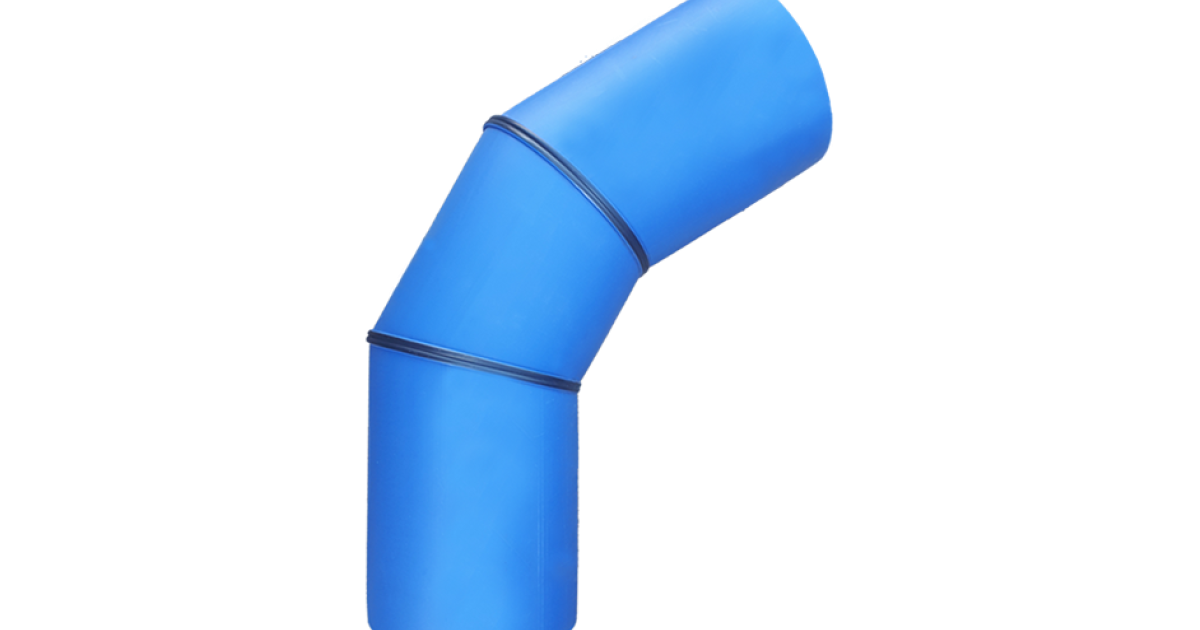 Segment bend 5°-90° Butt-fusion fitting PE100-RC