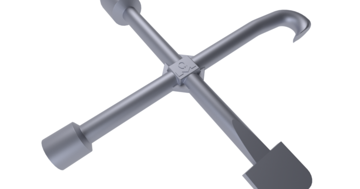 Multi-functional opening key with hook