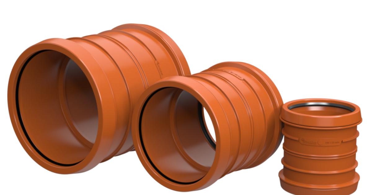 Seal Lock double socket (PP) For smooth-wall pipes