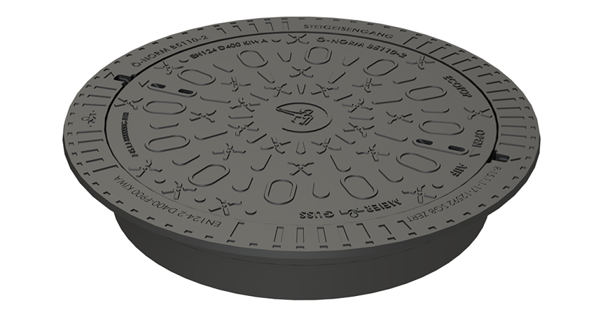 ECOTOP DN700, D400 Self-leveling round cover