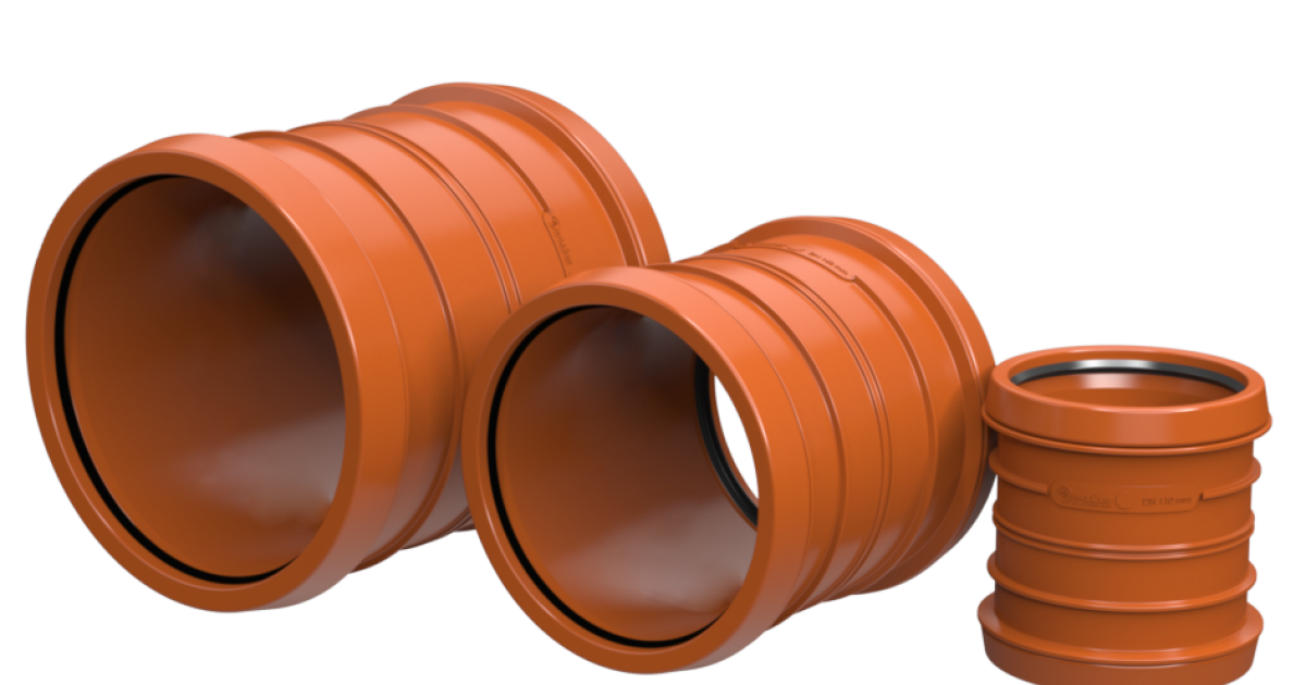 Seal Lock repair socket (PP) For smooth-wall pipes