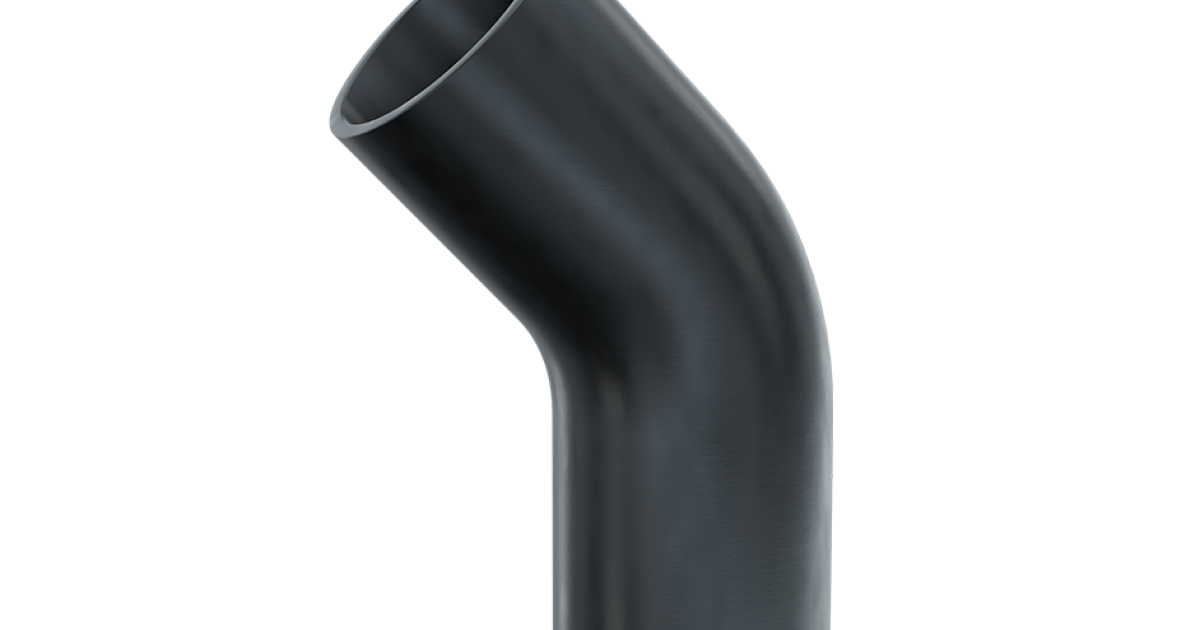 Seamless bend 45° Butt-fusion fitting PE100-RC