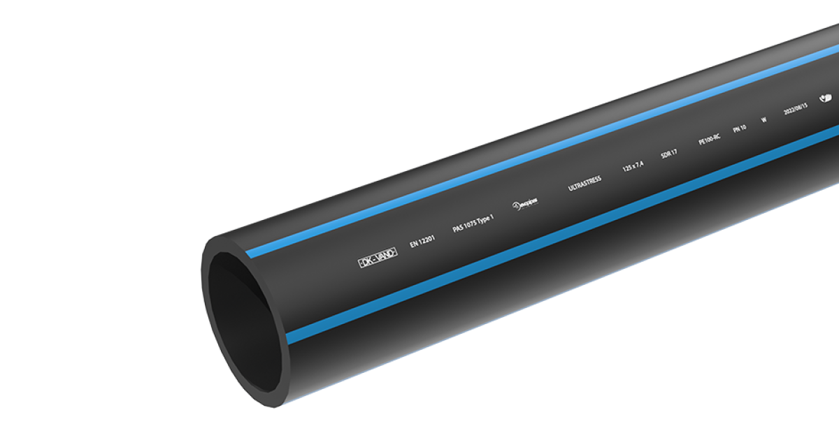 ULTRASTRESS Dricksvattenrör av typen PE100-RC