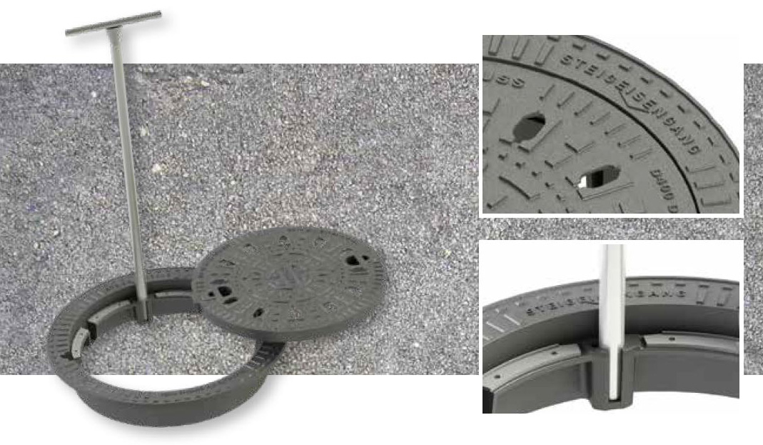 BUDATOP DN700, D400 Self-leveling round cover