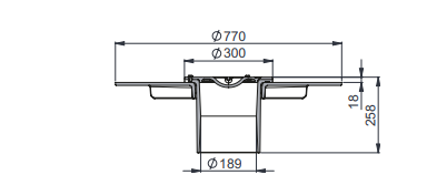 MEICON-P platta för montering av kammarlock Manluckor, platta för ...
