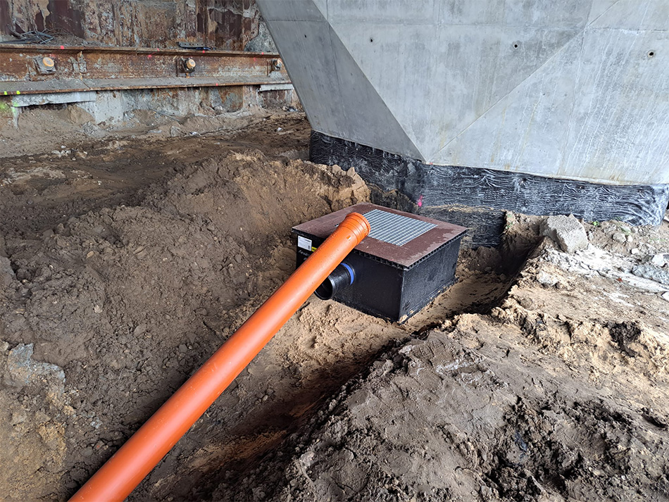 Rainwater sedimentation pit 1000 x 1000 mm